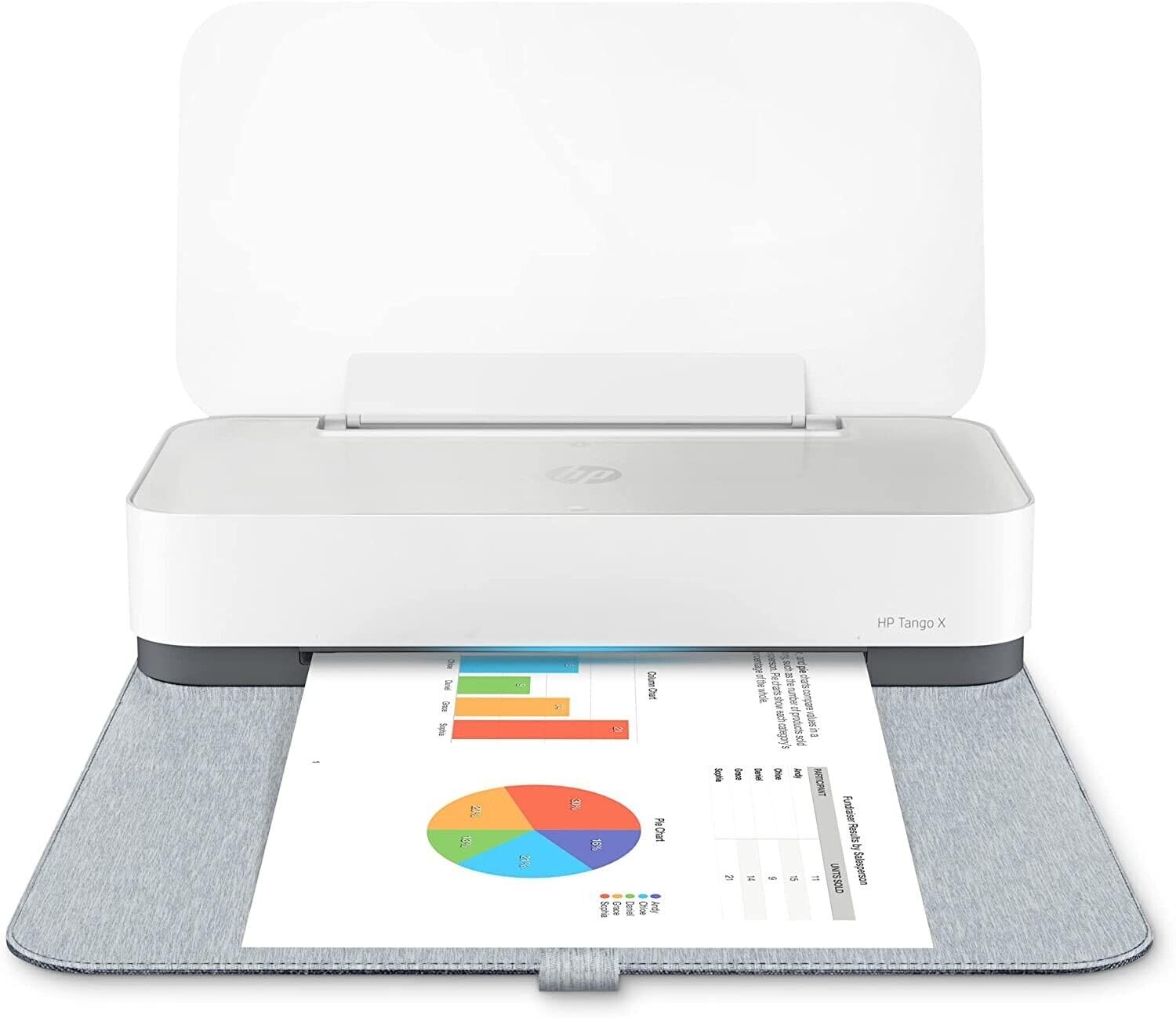 NEEGO H-P Tango X All-in-One Smart Wireless Printer, Mobile Remote Print, Scan, Copy, Cable, HP Instant Ink