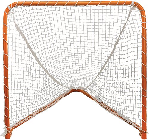 STX Lacrosse Folding Backyard Lacrosse Goal, Orange, 6 x 6-Feet