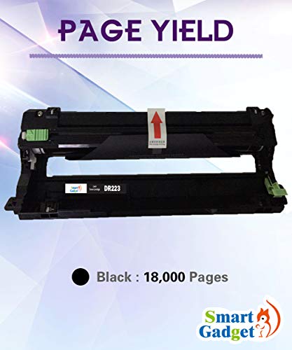 Smart Gadget Compatible Drum Cartridge Replacement DR 223CL DR223 Drum Unit | Use with TN223 TN227 Toner | for HL L3210CW L3750CDW L3230CDW L3270CDW MFC L3710CW L3770CDW L3290CDW Printers | 1 Unit