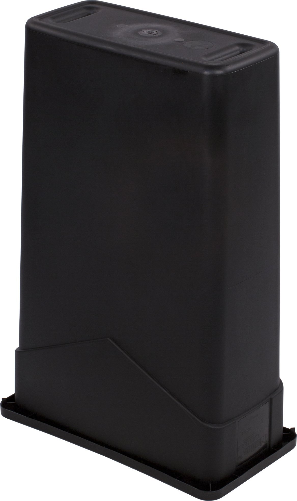 Carlisle FoodService Products 34202303 TrimLine Rectangle Waste Container Trash Can Only, 23 Gallon, Black