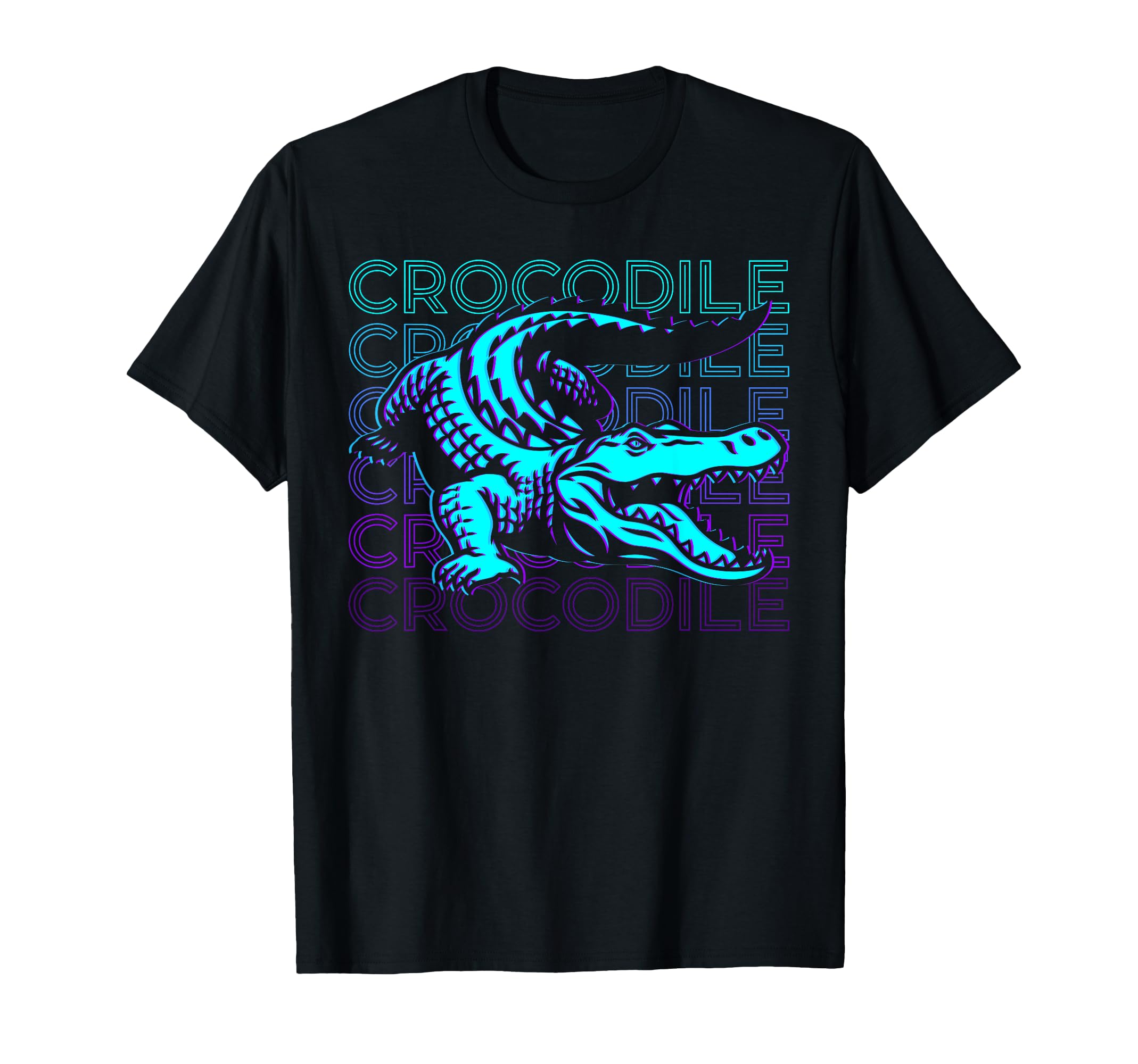Crocodile Alligator Retro T-Shirt