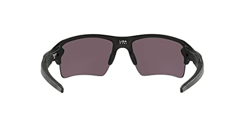Oakley SI Men's OO9188 Flak 2.0 XL Rectangular Sunglasses, Matte Black/Prizm Grey, 59 mm