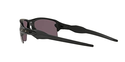 Oakley SI Men's OO9188 Flak 2.0 XL Rectangular Sunglasses, Matte Black/Prizm Grey, 59 mm