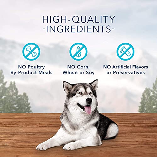 Aurora Pet Variety Pack (2) Blue Wilderness Trail Treats Grain-Free Dog Biscuits (Duck Recipe and Salmon Recipe) 10-oz Each with AuroraPet Wipes