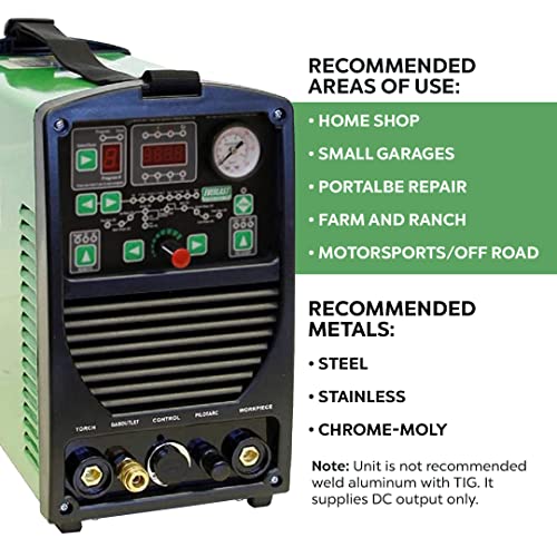 2021 UltraArc 205 200 Amp Multi Process Welder TIG Stick Pulse 50 Amp Plasma Cutter Dual Voltage 110v/220v