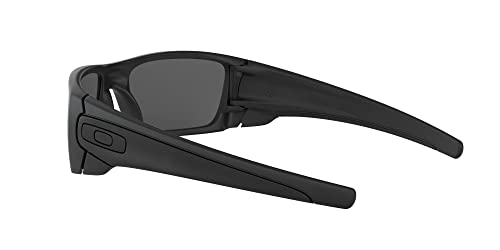 Oakley SI Men's OO9096 Fuel Cell Rectangular Sunglasses, Matte Black/Prizm Black Polarized, 60 mm