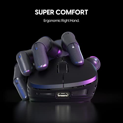 Pulsar Gaming Gears - Xlite V2 Mini Wireless Ultralight (55 g) High Performance Super Light and Fast Ergonomic Gaming Mouse 2.4Ghz 1ms 20000 DPI Optical Sensor PAW3370 (Mini, Wireless, Black)