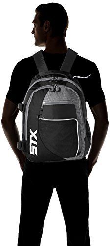 STX Lacrosse AS BPSD BK/XX Sidewinder Lacrosse Backpack, Black