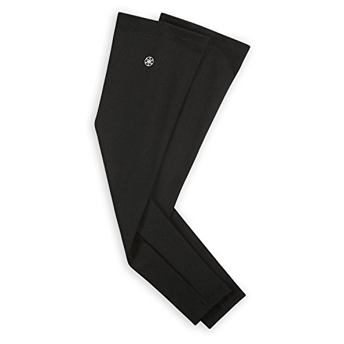Gaiam Yoga Compression Thigh High Leg Sleeves - Pair of Sleeves for Pilates, Training, General Fitness - Comfort-Fit Support for Muscles - Sold As a Pair of 22" Leg Sleeves (One Size Fits Most)