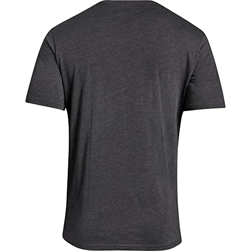 Under Armour mens Global Foundation Short-sleeve T-shirt , Charcoal Medium Heather (019)/Black , X-Large