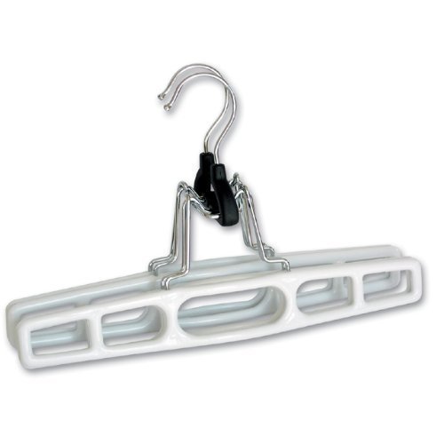 3 sets of 2 Skirt and Slack Hanger Clamp white (7'Hx 11"W) by Merrick Engineering