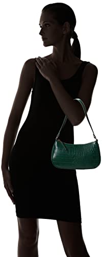 The Drop Women's Melanie Small Shoulder Bag, Dark Green, One Size