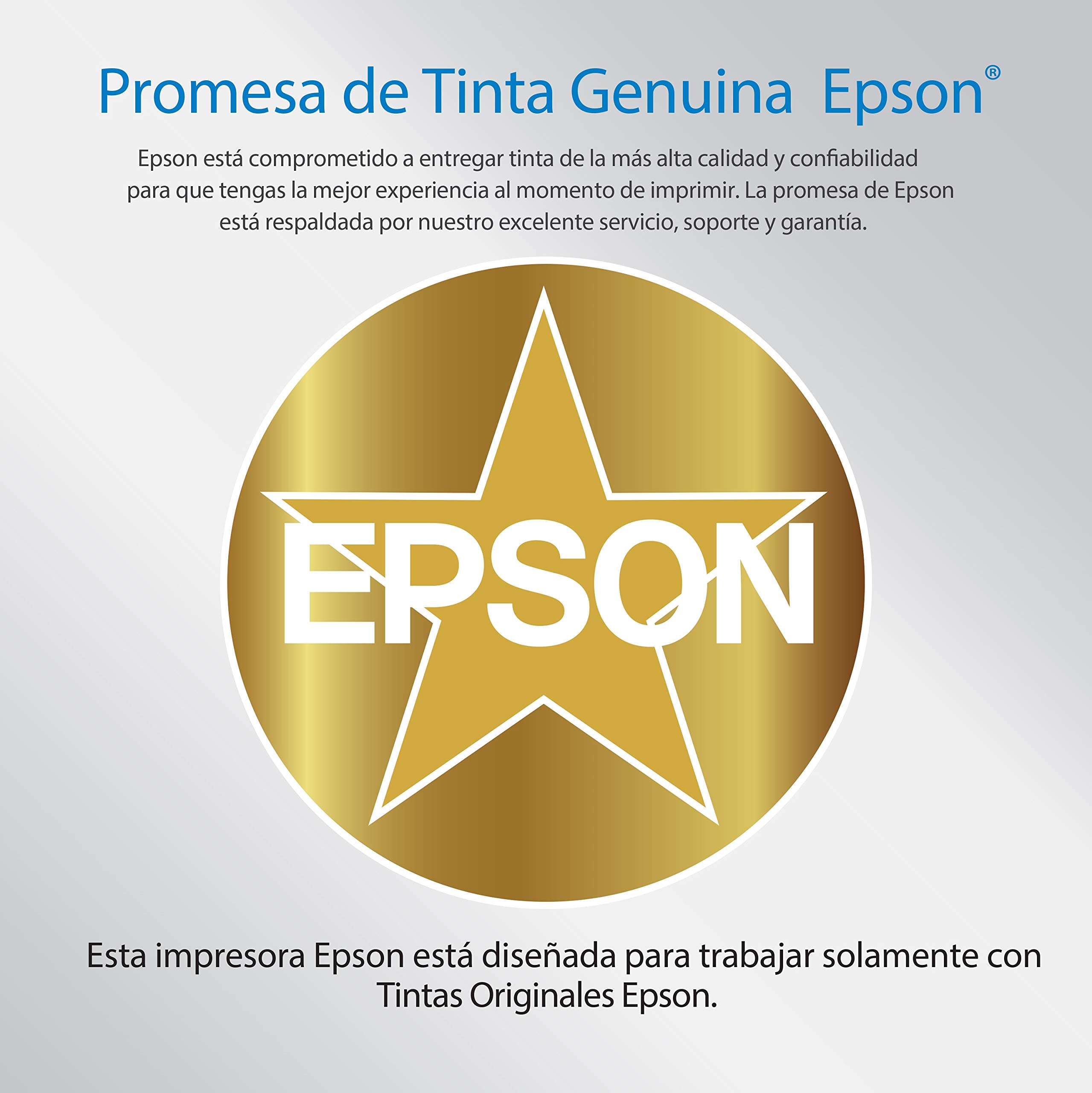 Epson EcoTank ET Series Wireless Color Inkjet All-in-One Supertank Printer, Borderless Photo Printing, Print Scan Copy, Voice Activated - 10.5 ppm, Ethernet, White