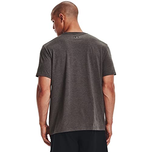 Under Armour mens Global Foundation Short-sleeve T-shirt , Charcoal Medium Heather (019)/Black , X-Large