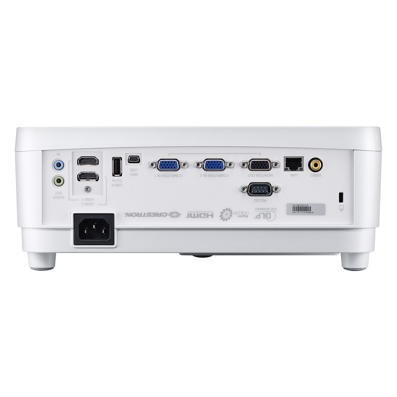 ViewSonic PS600W 3700 Lumens WXGA HDMI Networkable Short Throw Projector for Home and Office