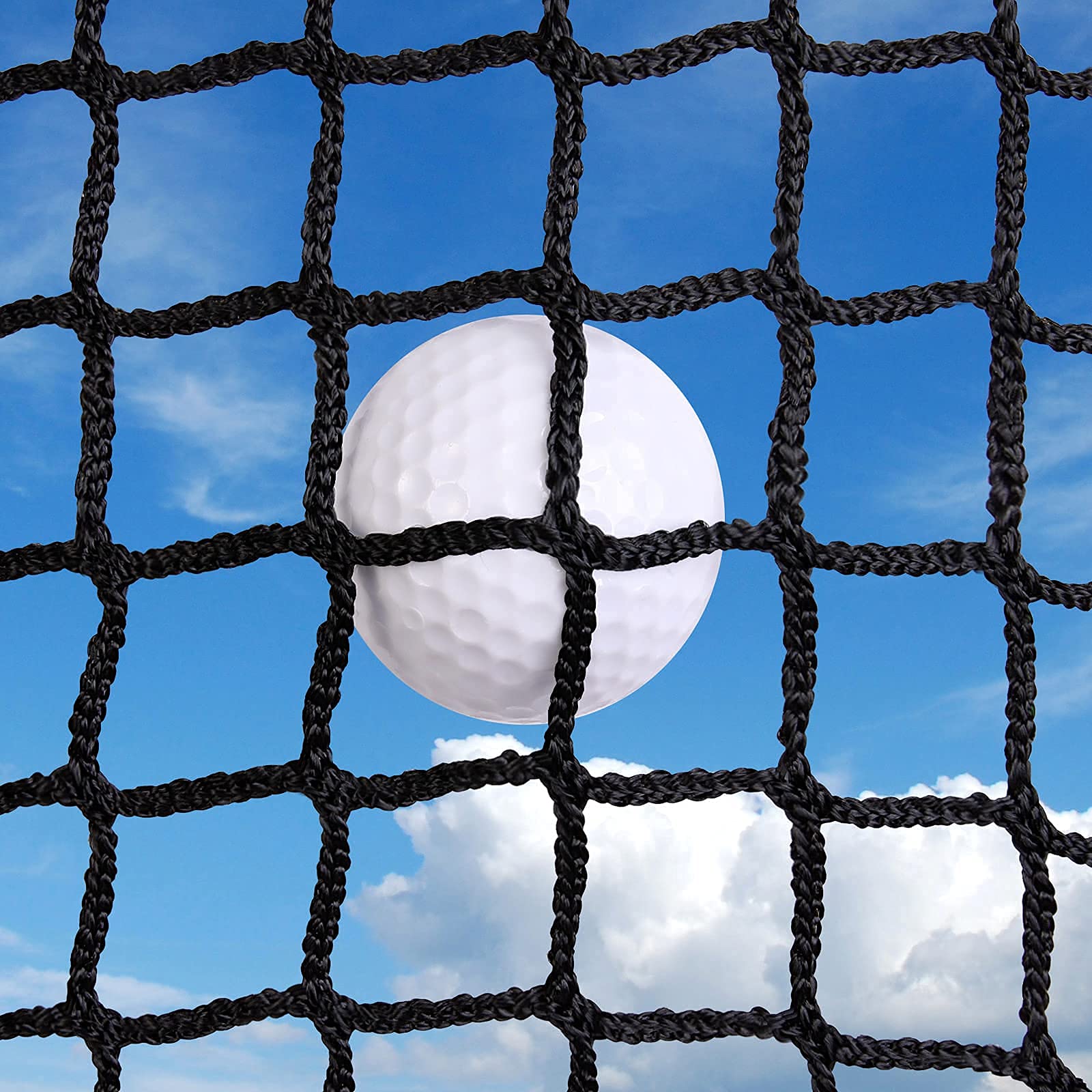 IUZEAI 10x10ft Golf Netting High Impact Golf Practice Net(NET ONLY), Golf Sports Netting Barrier Nets, Heavy Duty Nylon Netting Material Golf Hitting Nets(NET ONLY)