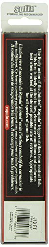 Rapala Jointed Lure, Size 13, 5 1/4" Length, 4'-14' Depth, 2 Number 2 Treble Hooks, Fire Tiger, Per 1, Firetiger, J13FT