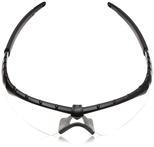 Oakley SI Men's OO9213 M Frame 2.0 Industrial Rectangular Sunglasses, Matte Black/Clear, 32 mm