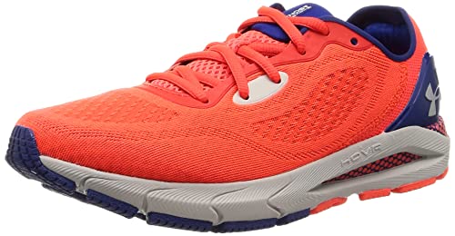 Under Armour Men's HOVR Sonic 5 --Running Shoe, (601) Bolt Red/Bauhaus Blue/Ghost Gray, 9.5
