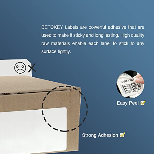 BETCKEY - Compatible Round Labels Replacement for Brother DK-1218 (0.94 in Dia), Use with Brother QL Label Printers [10 Rolls/10000 Labels]