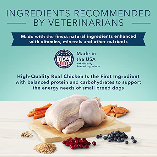 Blue Buffalo True Solutions Small & Mighty Natural Small Breed Adult Dry Dog Food, Chicken 4-lb