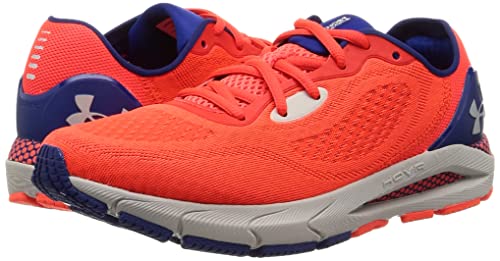 Under Armour Men's HOVR Sonic 5 --Running Shoe, (601) Bolt Red/Bauhaus Blue/Ghost Gray, 9.5