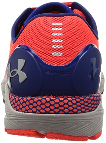Under Armour Men's HOVR Sonic 5 --Running Shoe, (601) Bolt Red/Bauhaus Blue/Ghost Gray, 9.5