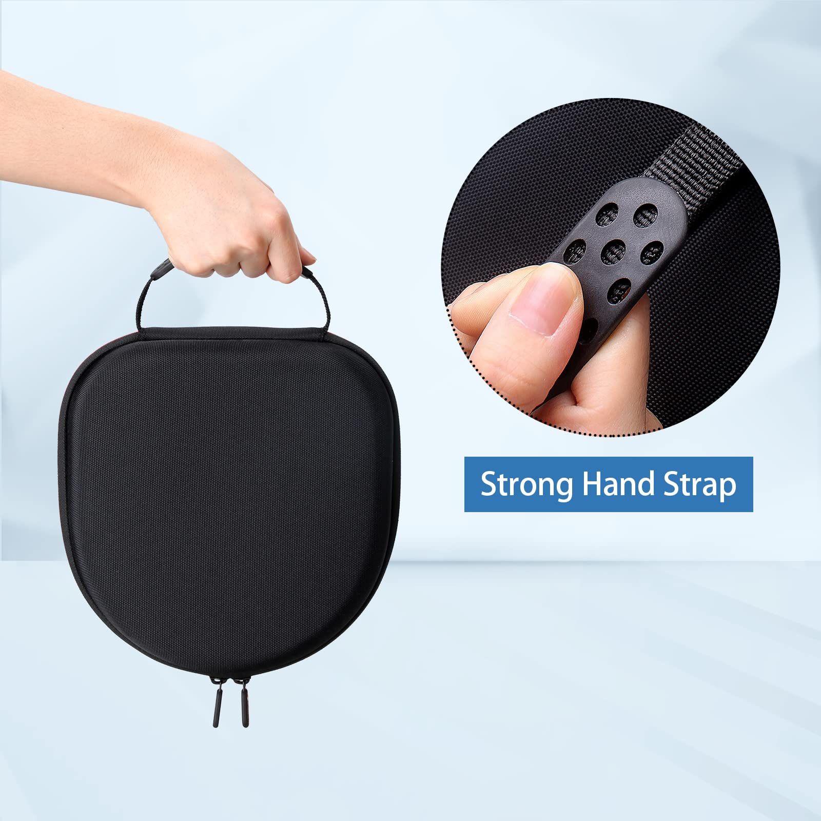 XANAD Carrying Case for Sony, Beats, JBL, OneOdio, Soundcore Anker Life Q20, M-Audio HDH40, Bose, Audio-Technica, AKG, Behringer, Philips - Travel Protective Carrying Storage Bag