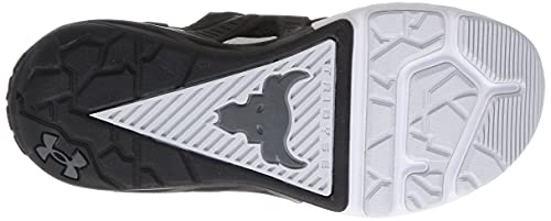 Under Armour Men's Project Rock 4 Training Shoe (10.5, Black/White, Numeric_10_Point_5)