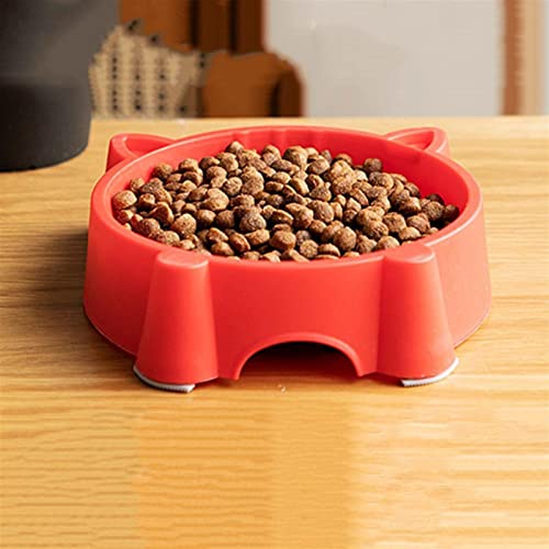 FUUIE Bowls for Food and Water Bowl Durable Thickened Plastic Bowls for Pets (Color : Blue)