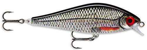 Lure with Two No 3/0, 1-1.4m, Swim Depth, 16cm, Live Roach Size