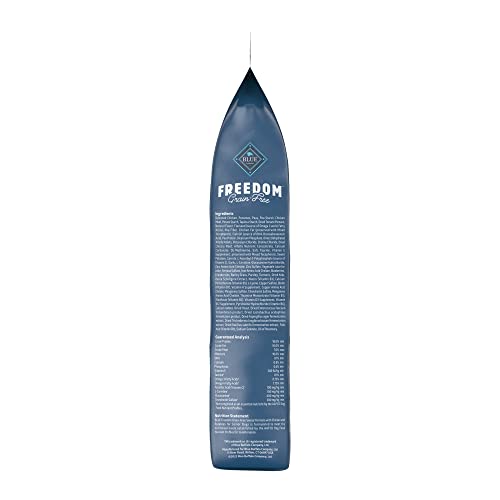 Blue Buffalo Freedom Grain Free Natural Senior Dry Dog Food, Chicken 24-lb