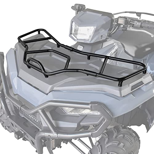 SAUTVS Front Rack Extender for Polaris Sportsman 570 450 H.O. 21-23, Heavy Duty Steel Front Utility Rack Extender for Polaris Sportsman 570 450 H.O. 2021-2023 Accessories (Replace #2884842)