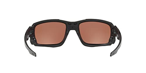 Oakley SI Men's OO9329 Ballistic Shocktube Rectangular Sunglasses, Matte Black/TR22, 61 mm