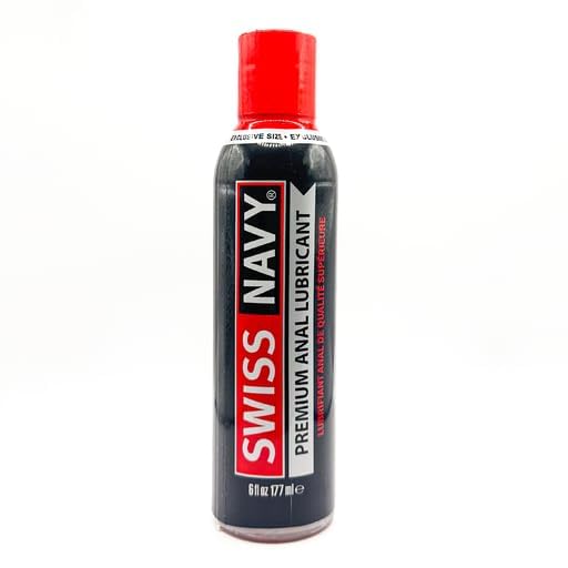 Swiss Navy Premium Silicone Based 6 Ounce Personal Lubricant & Anal Lubricant Gel Latex-Safe Long Lasting Personal Lubrication Lube for Men Woman Couples, Works Underwater Paraben & Glycerin Free