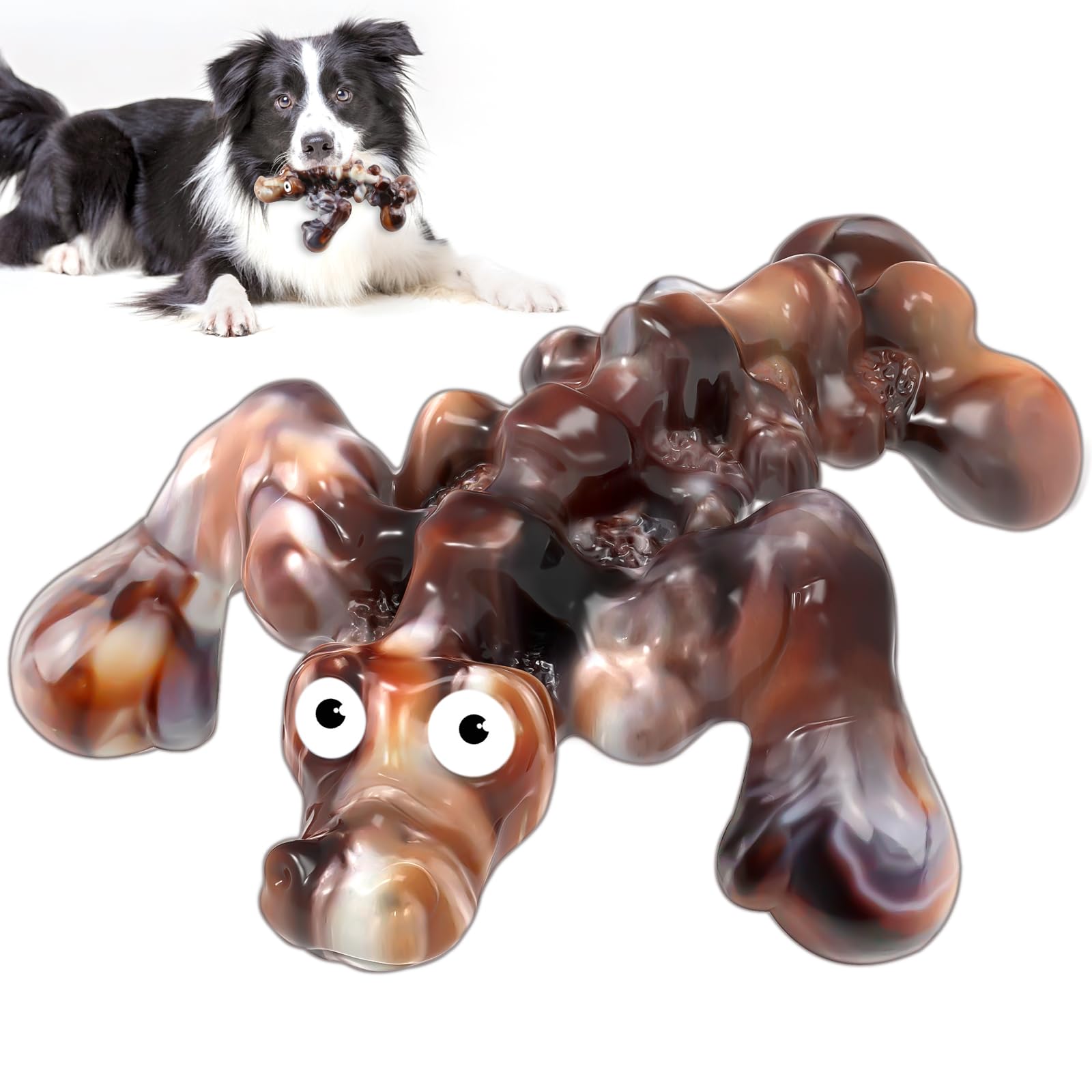 WOWBALA Large Aggressive Indestructible Chew: Dog Toys for Aggressive Chewers - Dog Toys for Large Dogs - Dog Chew Toys for Aggressive Chewers -Tough Dog Toys for Large - Medium-Super Chewer Dogs