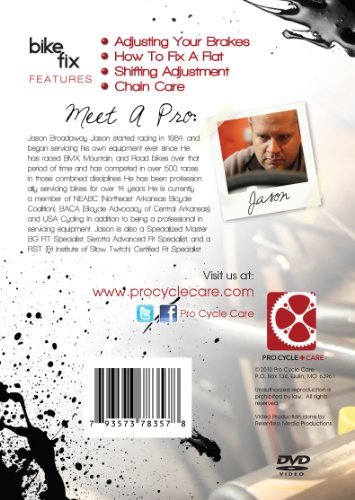 Bike Fix: maintence DVD, learn how to clean and lube and perform basic repairs for your bicycle **HOLIDAY PROMOTION - just enter code 50XMAS50 to recieve 50% off before December 15th**