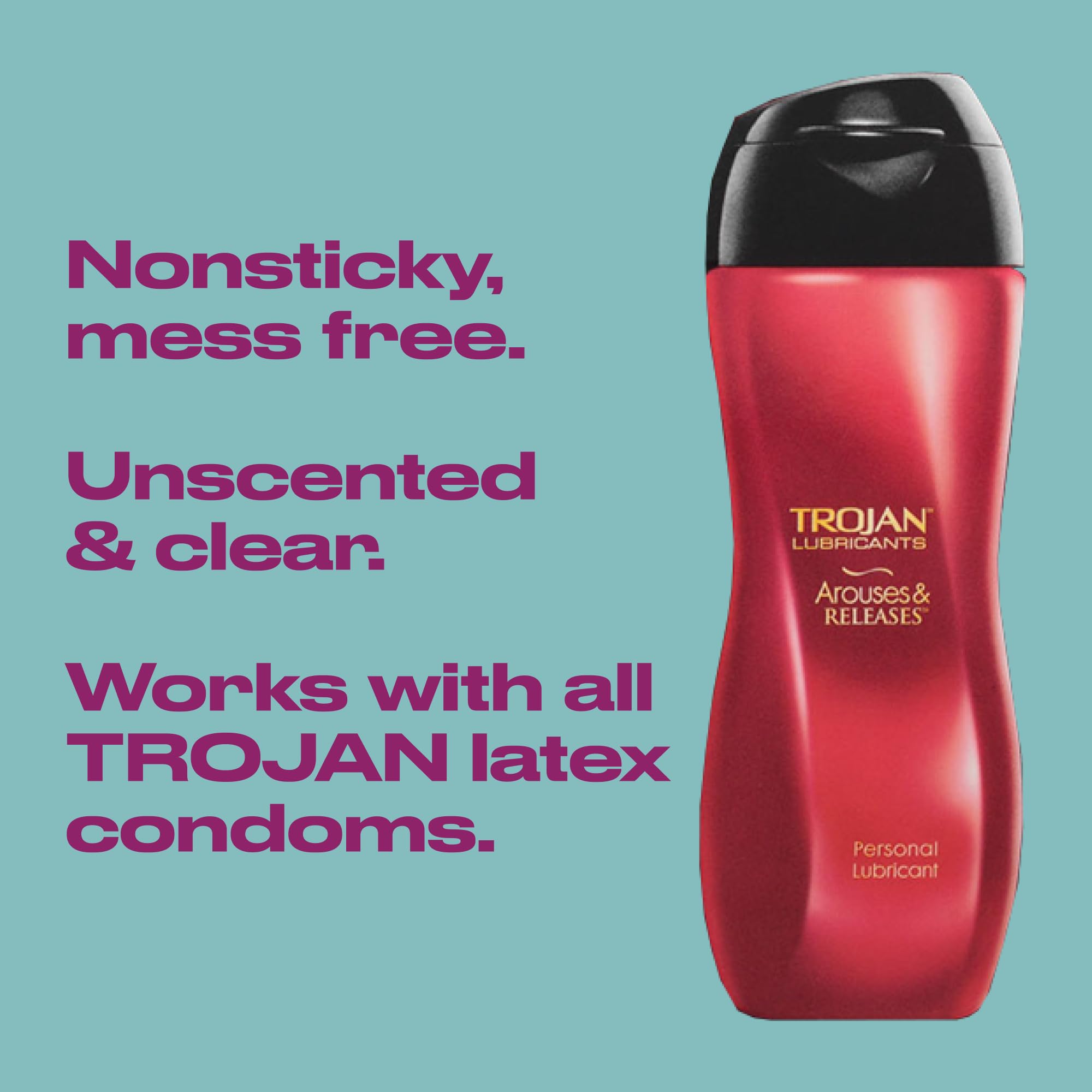 Trojan Arouses & Releases Personal Lubricant, 3 oz.
