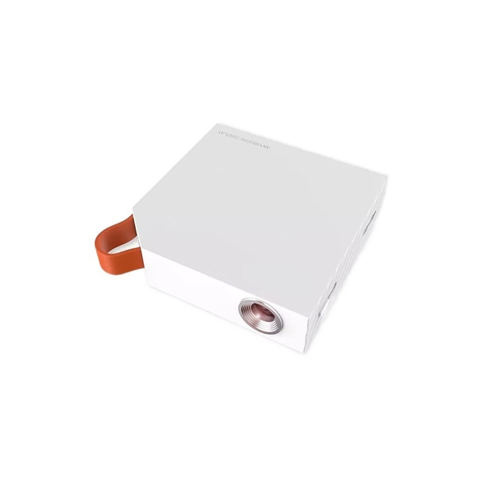 S1 Mini 4K DLP Projector 5G Wifi Phone Mirror Projector Speaker (Color : Wit, Size : AU) (Wit UK)