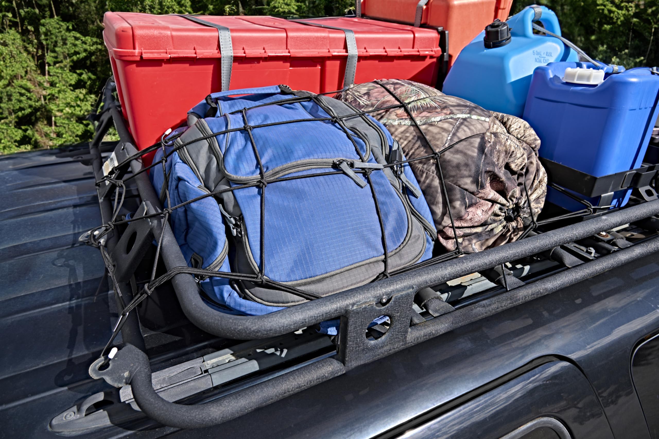 Keeper 06144 ATV Cargo Net, 15" x 30" with 10 Hooks,Black