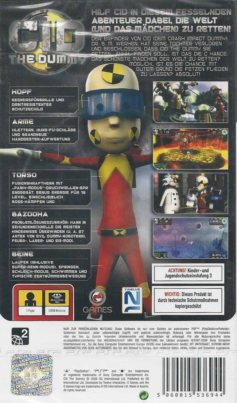 CID the Dummy - Sony PSP