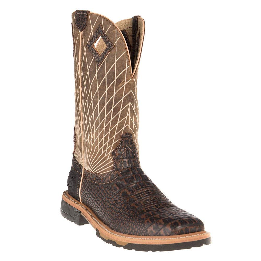 Justin Men's Derrickman Western Work Boot Composite Toe Cognac 12 D(M) US