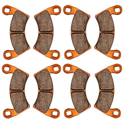 Zinger Brake Pads for Polaris RZR XP 1000 EPS 2022 2021 2020 2019 2018 2017 2016 2015 2014 & 2014-2021 RZR 1000 XP 4 Except Premium Edition,4 Set Front and Rear Sintered Copper Brake Pads