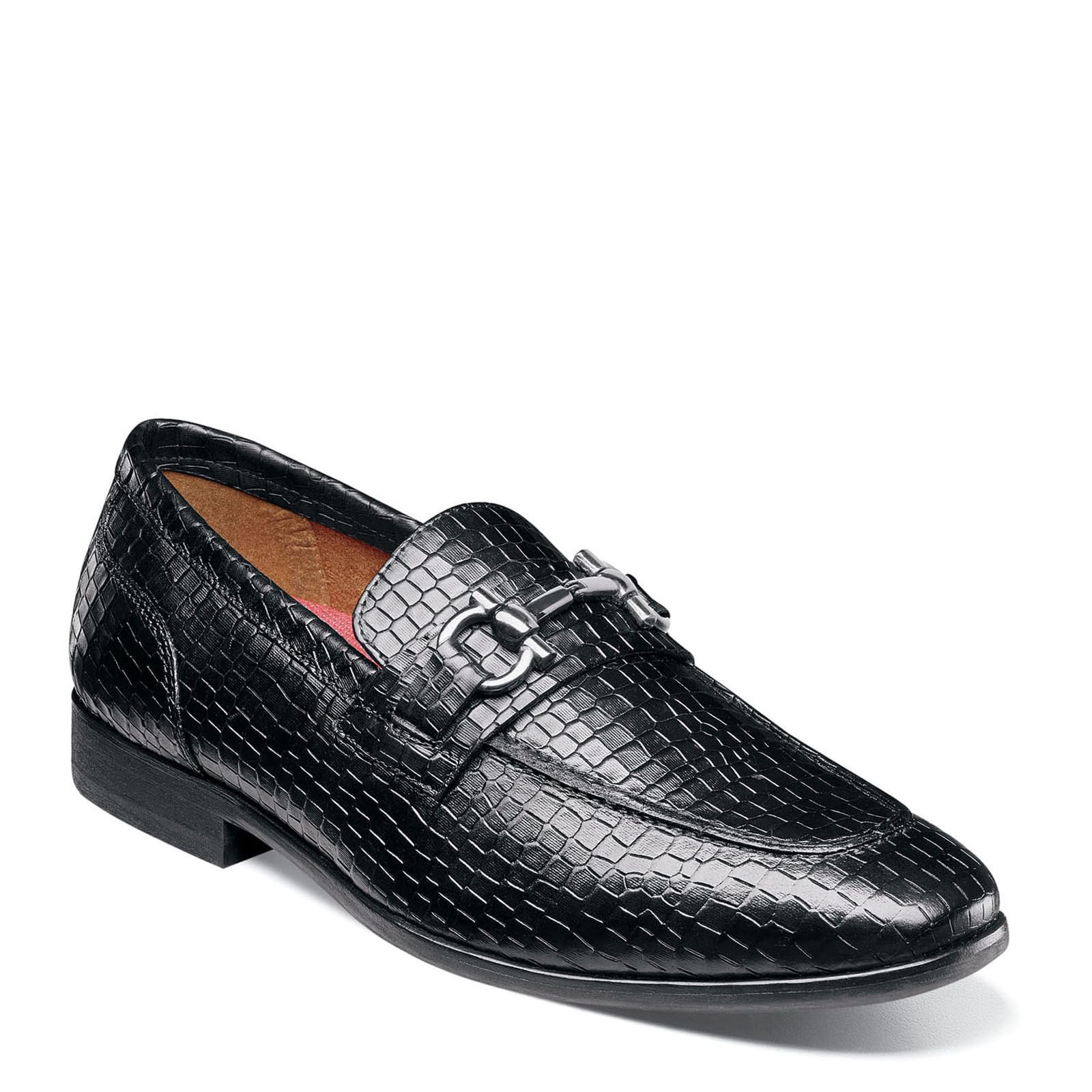Stacy Adams Men's Feronte Slip On Loafer, Black, 10.5