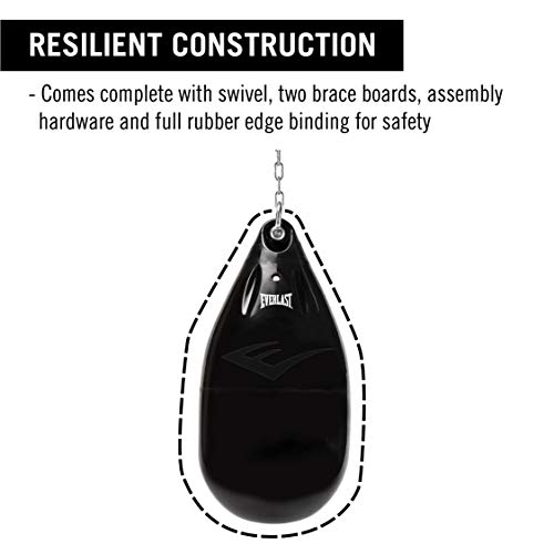 Everlast HydroStrike Water Bag, 100 lb, Black, P00000657