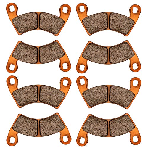 Zinger Brake Pads for Polaris RZR XP 1000 EPS 2022 2021 2020 2019 2018 2017 2016 2015 2014 & 2014-2021 RZR 1000 XP 4 Except Premium Edition,4 Set Front and Rear Sintered Copper Brake Pads