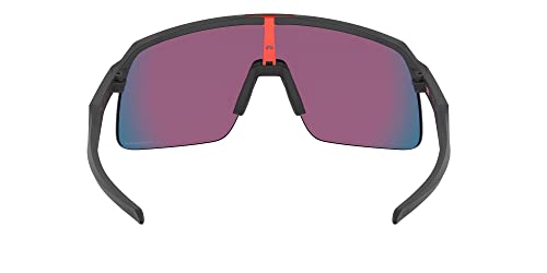 Oakley Men's OO9463A Sutro Lite Low Bridge Fit Rectangular Sunglasses, Matte Black/Prizm Road, 39 mm