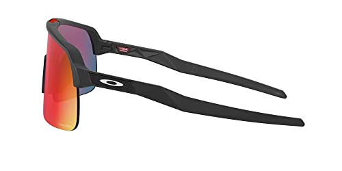Oakley Men's OO9463A Sutro Lite Low Bridge Fit Rectangular Sunglasses, Matte Black/Prizm Road, 39 mm