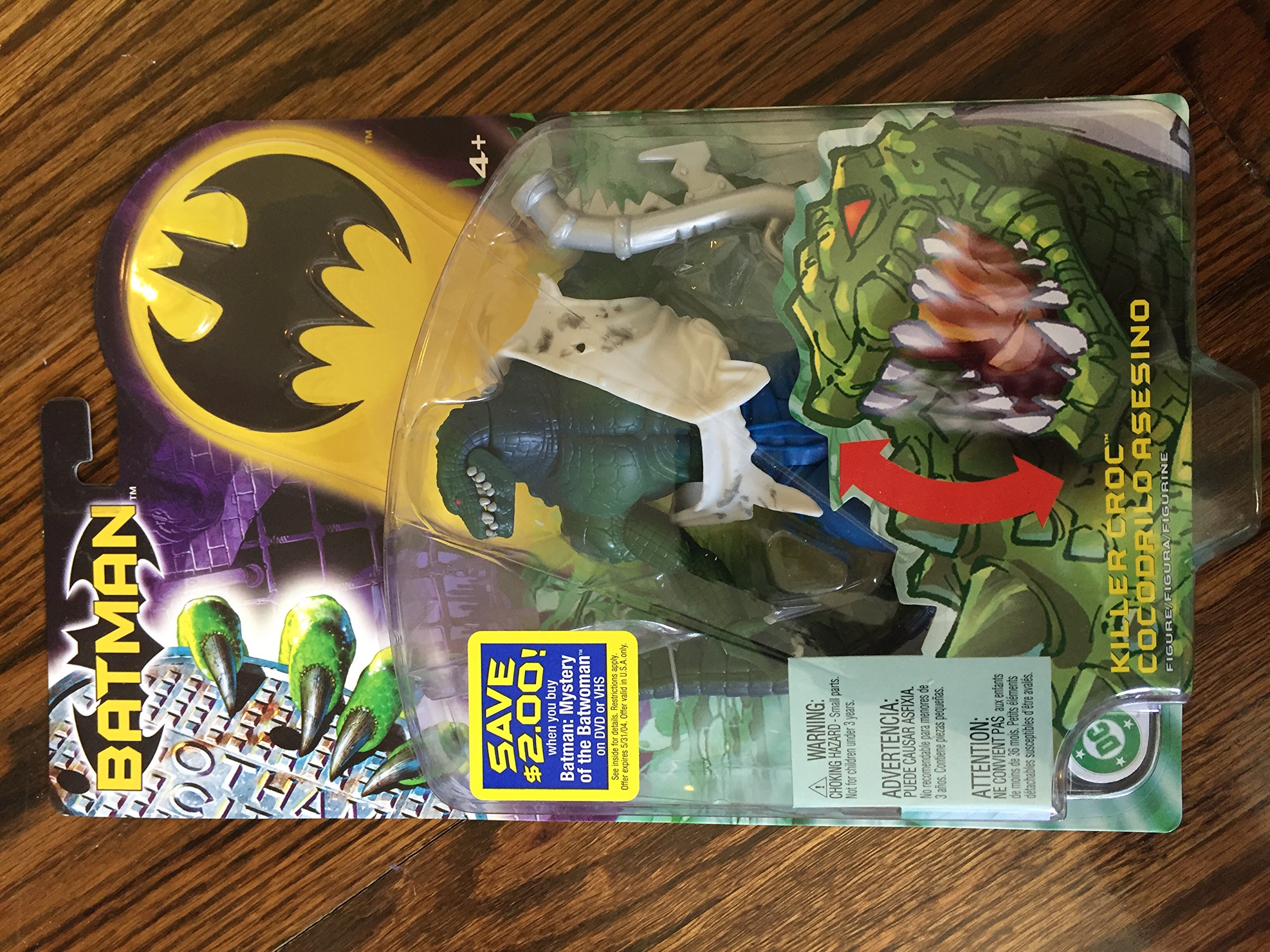 Batman Killer Croc (Cocodrilo Asesino) Action Figure 2003 Mattel