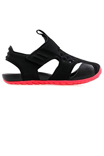Nike Boy's Sunray Protect 2 (PS) Pre School Sandal Black/Racer Pink Size 3 M US